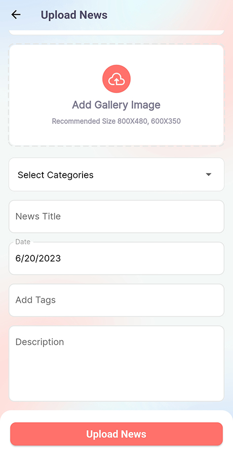 Flutter News App - Android & iOS with Admin Panel by viaviwebtech | CodeCanyon